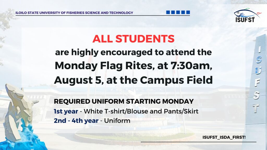 ISUFST – Iloilo State University of Fisheries Science and Technology